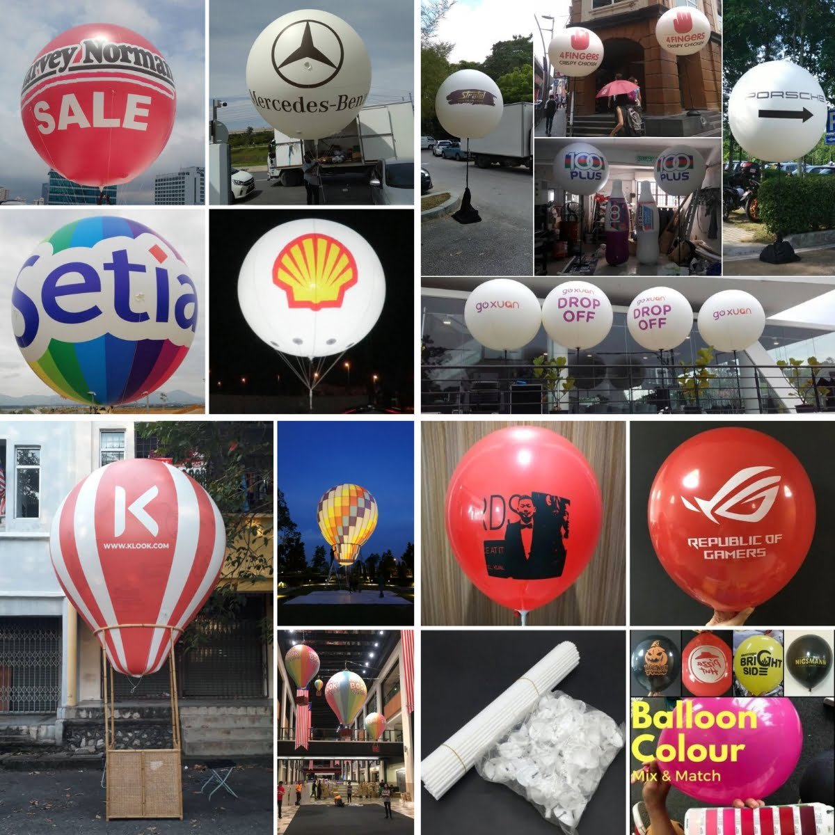 Balloon Advertising Supplier Malaysia | AsiaPacific Balloons