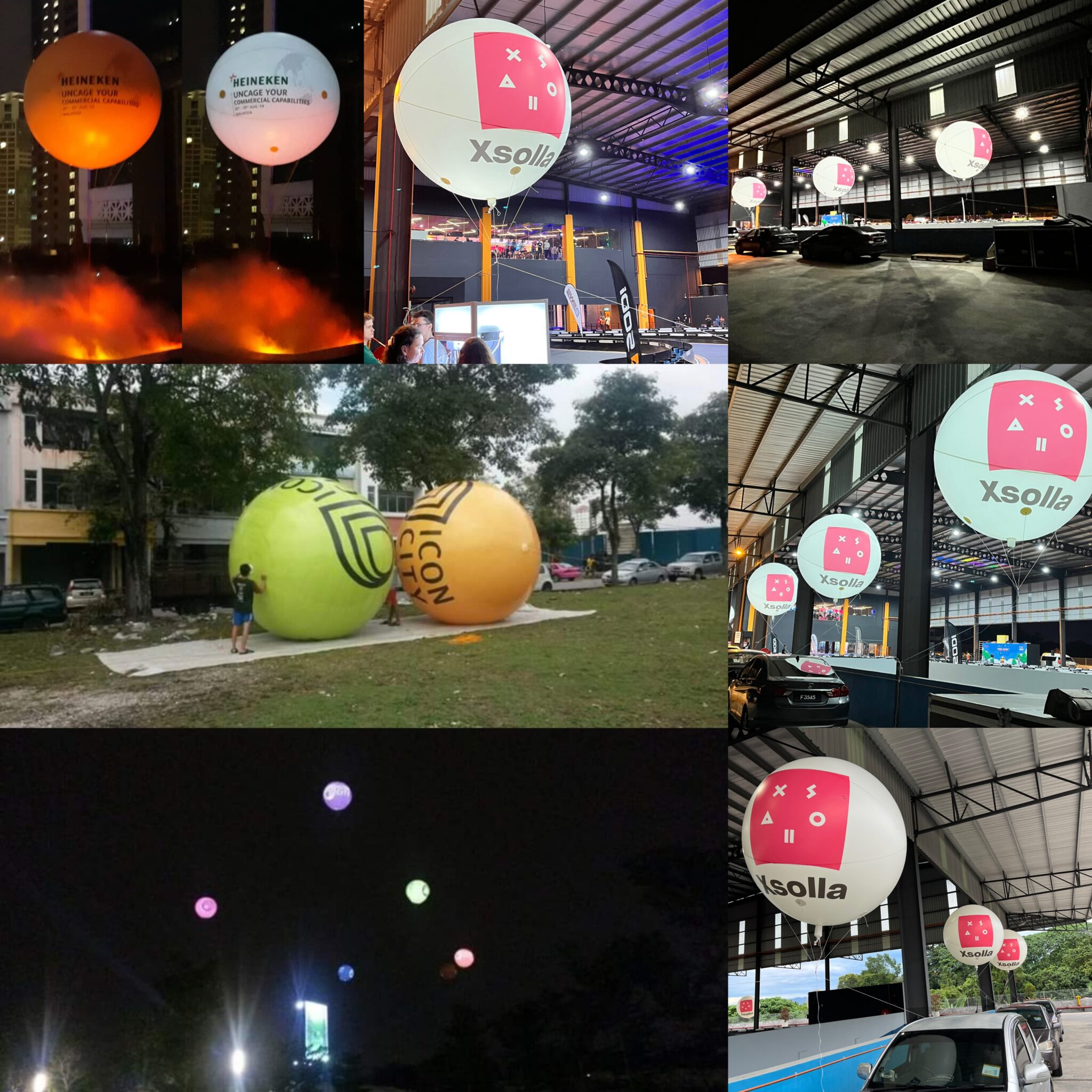 Lighted Giant Balloons - AsiaPacific Balloons