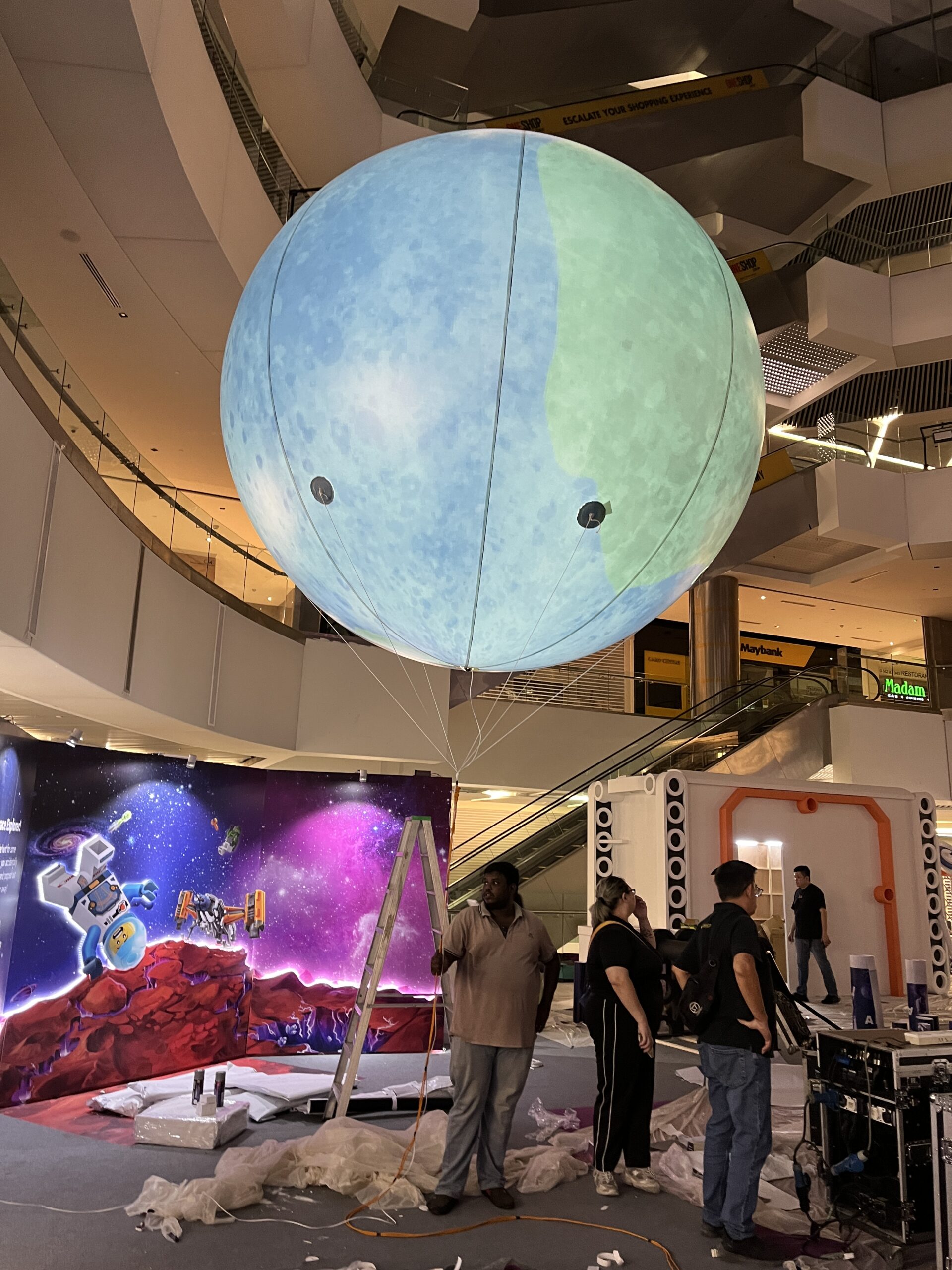 Lego Space Man Inflatable Replica