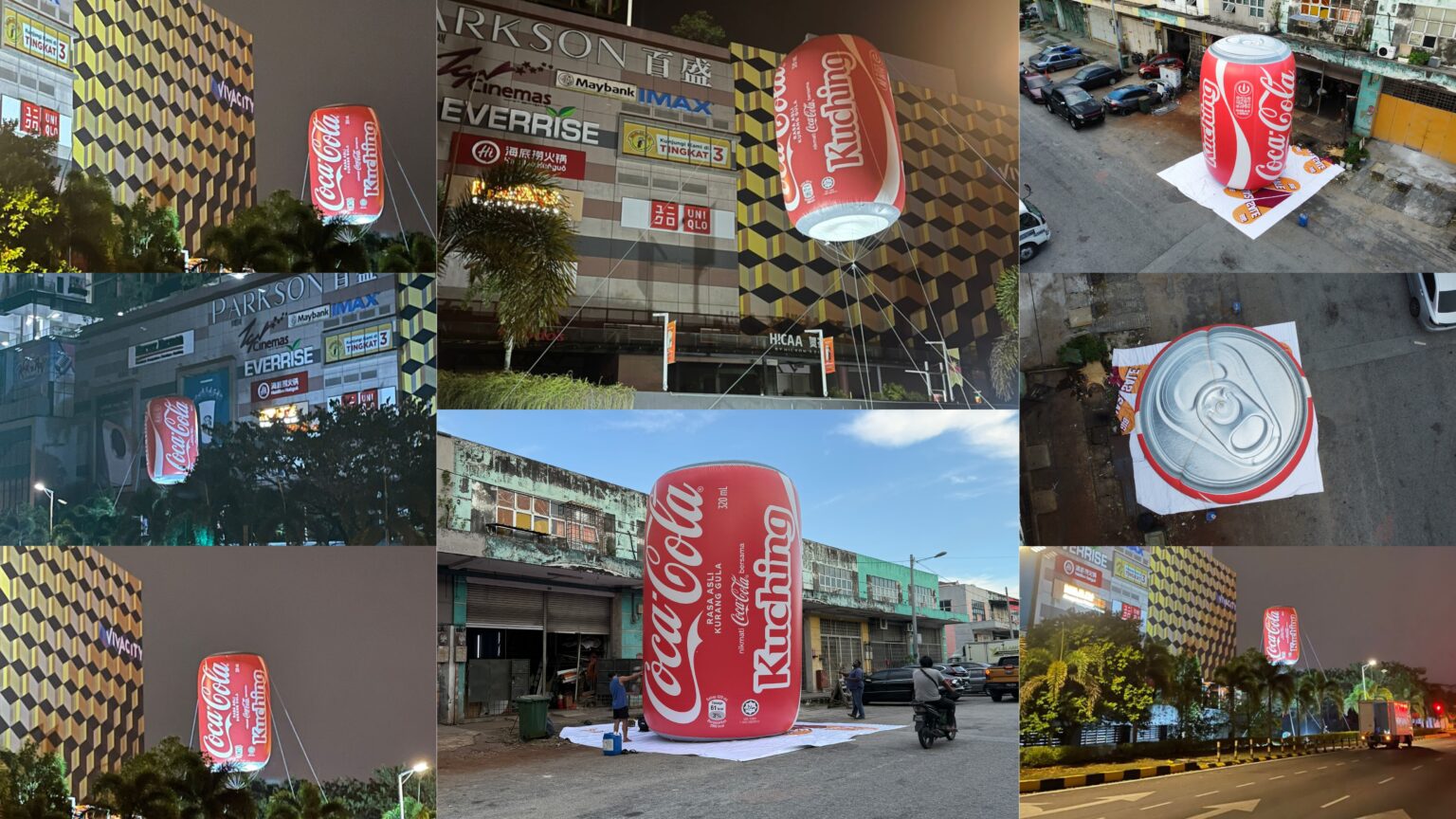 Coca Cola Inflatable at Viva City Mall, Kuching, Sarawak - AsiaPacific ...