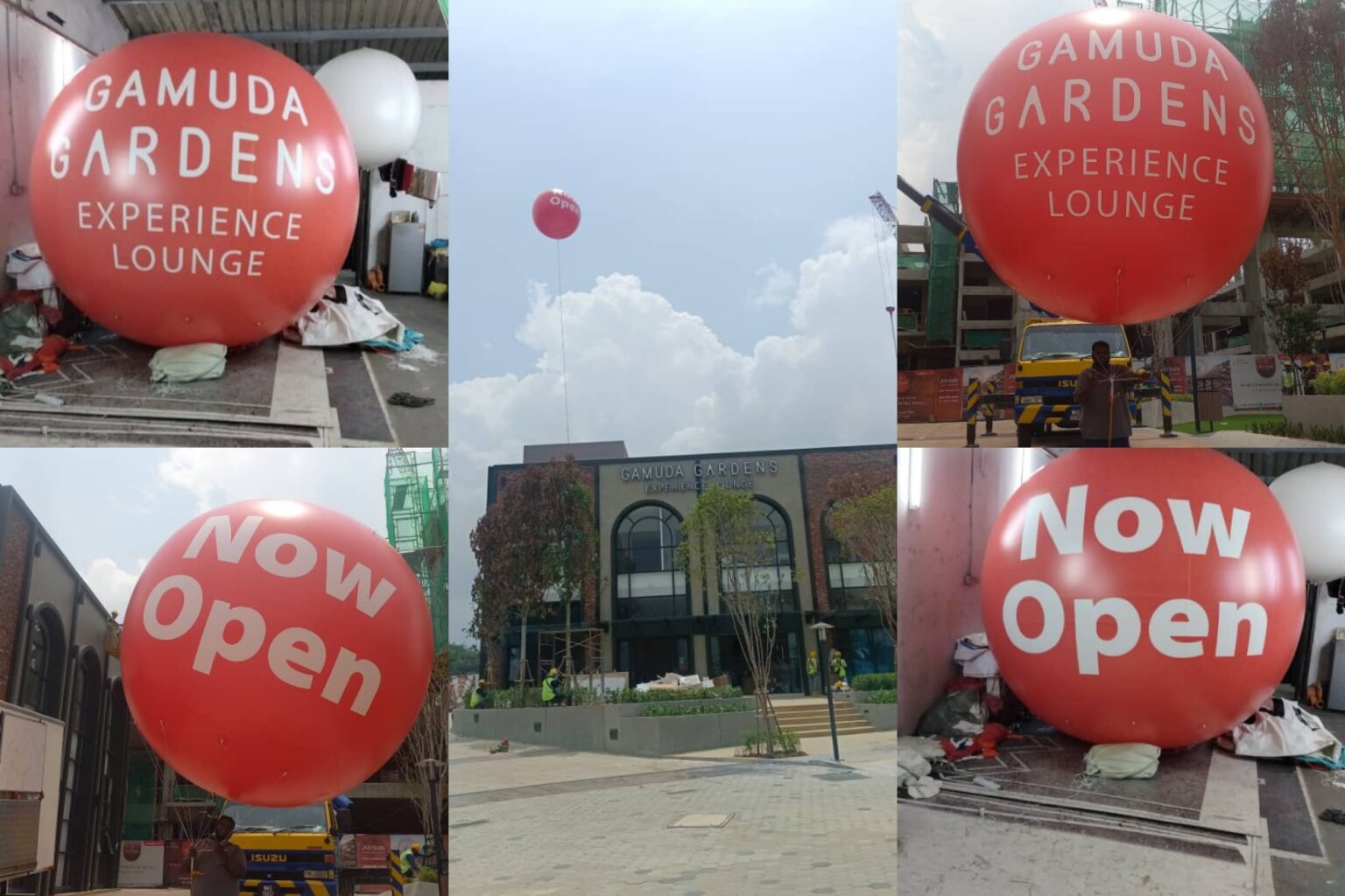 Gamuda Gardens Experience Lounge Giant Balloon - AsiaPacific Balloons