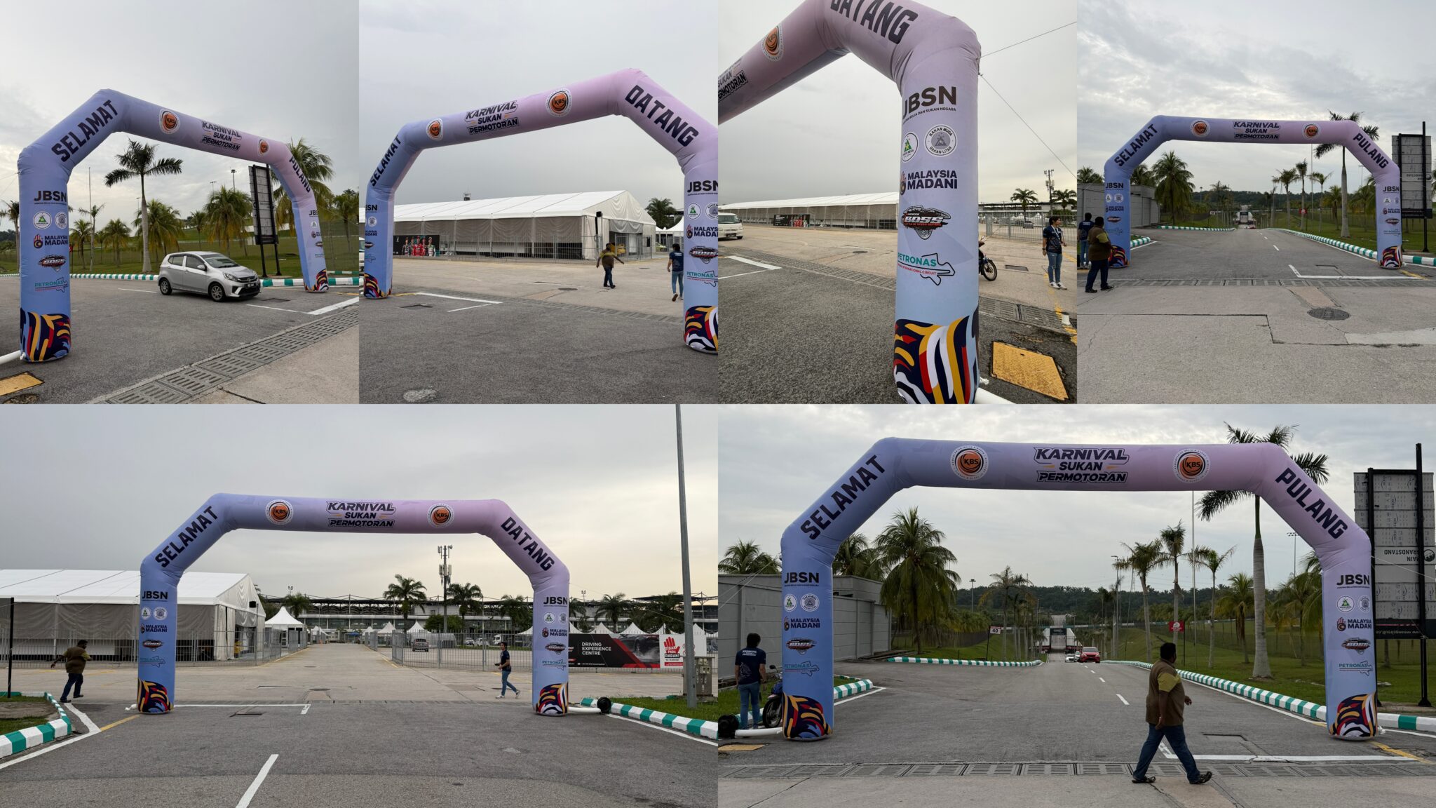 Inflatable Arch at Karnival Sukan Permotoran BOSS Sepang 2025 ...